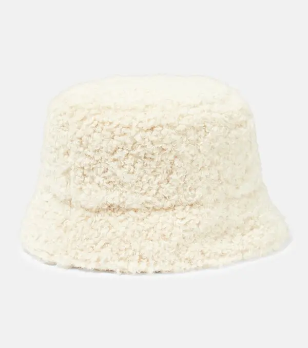 Stella McCartney Faux Shearling Bucket Hat