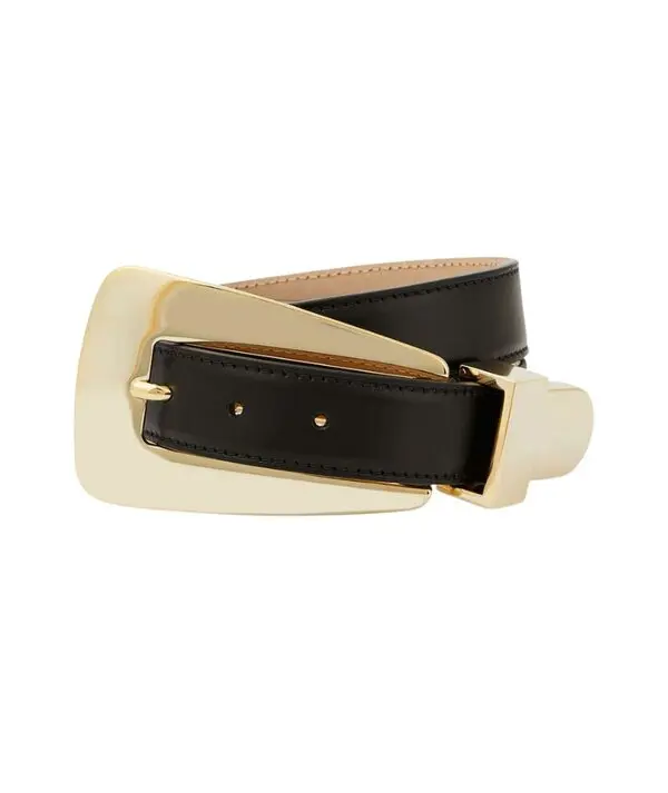 Khaite Lucca Leather Belt - Black