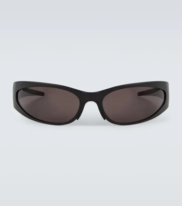 Balenciaga Oval Sunglasses - Black