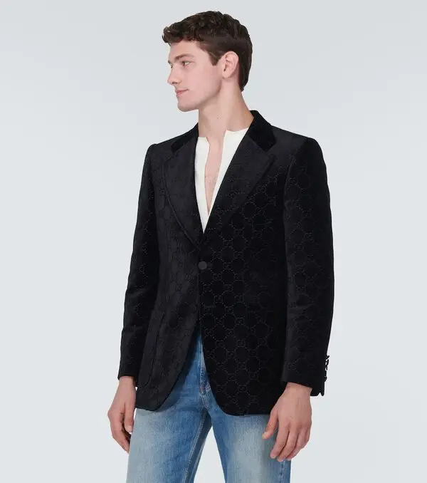 Gucci Gg Single-breasted Blazer