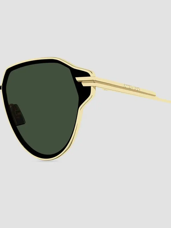 Bottega Veneta Light Ribbon 63mm Pilot Sunglasses