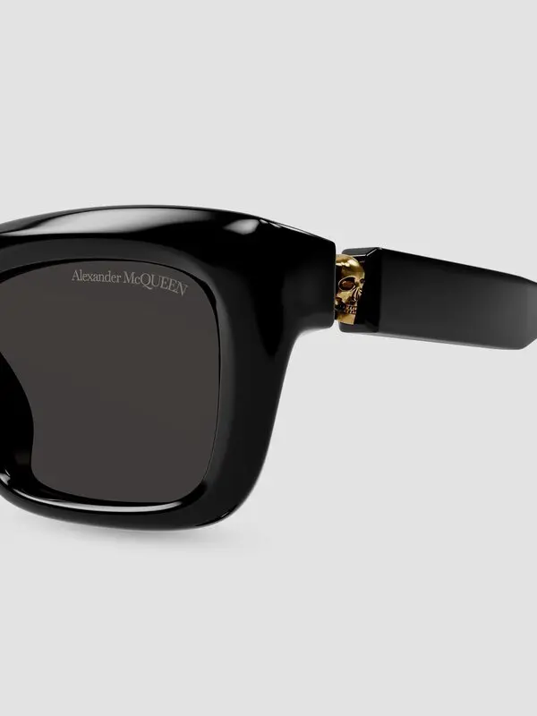 Alexander McQueen Floating Skull 54mm Square Sunglasses