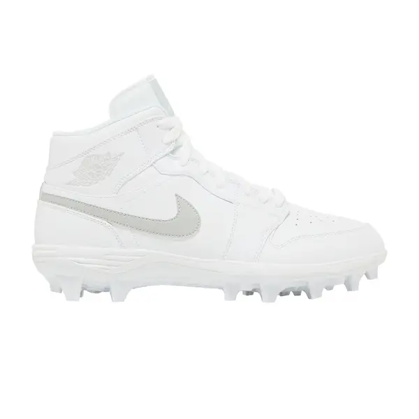 JORDAN 1 Mid Td Cleat - White