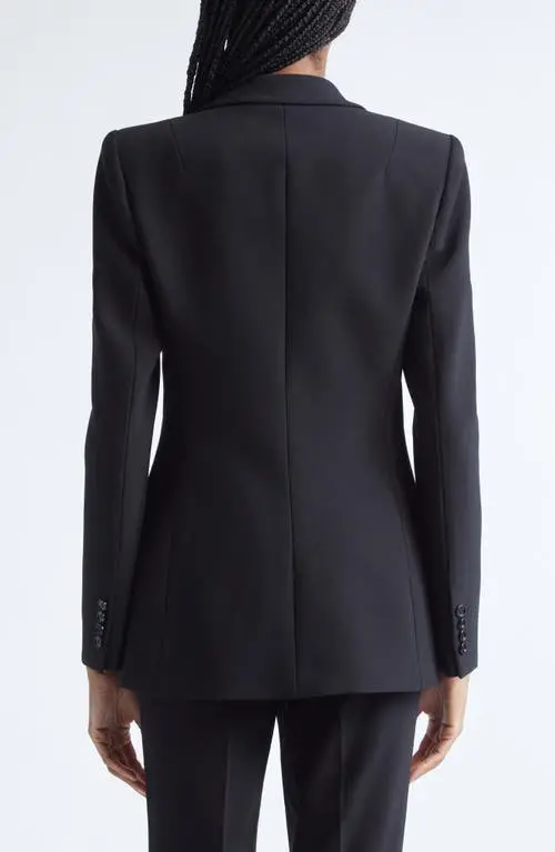Michael Kors Georgina Virgin Wool-blend Blazer - Black