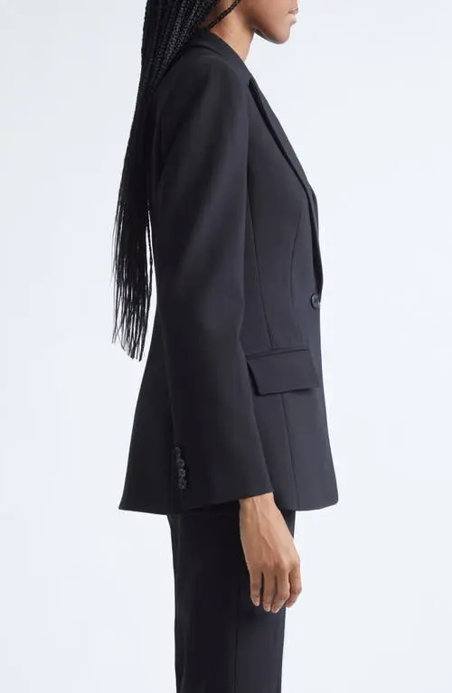 Michael Kors Georgina Virgin Wool-blend Blazer - Black