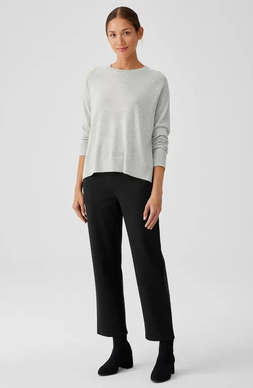 Eileen Fisher Ponte Ankle Straight Leg Pants