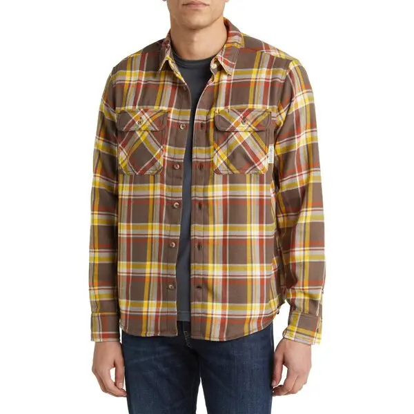 OUTDOOR RESEARCH Feedback Plaid Flannel Overshirt - Hickory Plaid