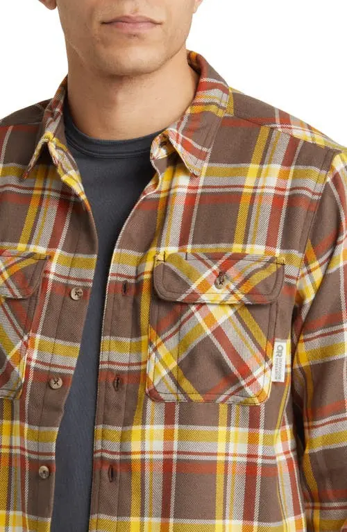 OUTDOOR RESEARCH Feedback Plaid Flannel Overshirt - Hickory Plaid