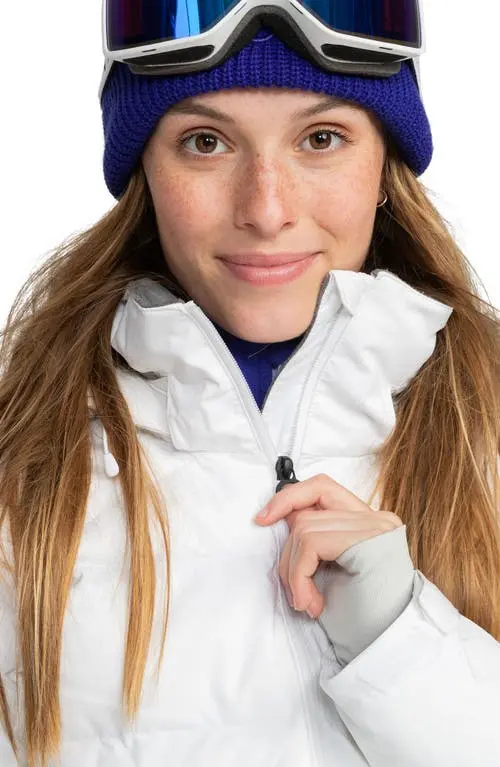 Roxy Snowblizzard Snow Jacket With Removable Faux Fur Trim & Hood