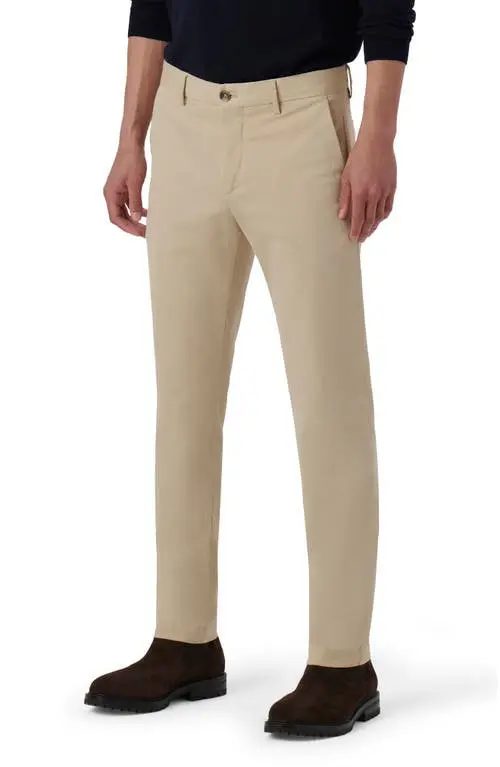 Bugatchi Stretch Cotton Blend Twill Chinos - Willow