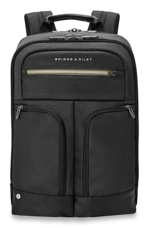 Briggs & Riley Slim Expandable Backpack - Black