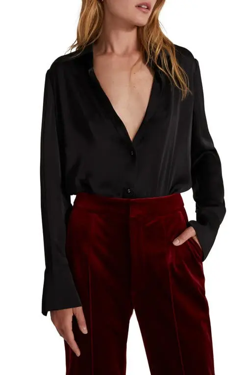 FAVORITE DAUGHTER The Take Me Seriously Bodysuit - Black
