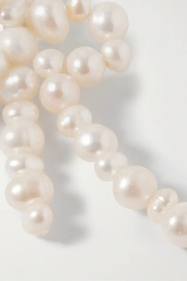 Completedworks Net Sustain Recycled Vermeil Pearl Ring