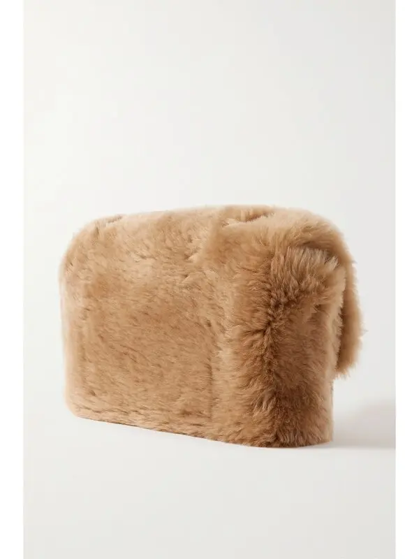Saint Laurent Kate Shearling Shoulder Bag