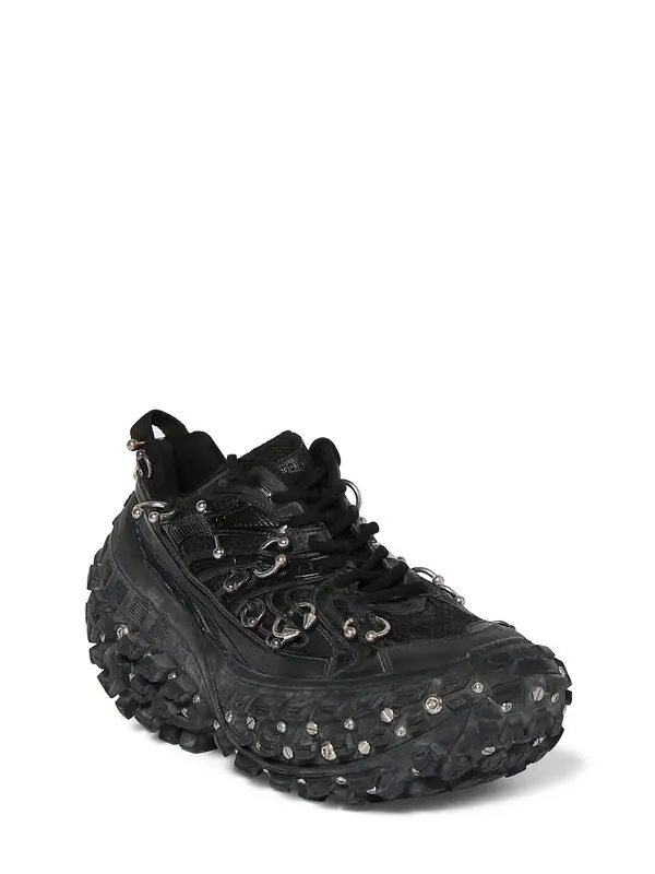 Balenciaga Bouncer Piercing Sneakers In Black 30% Off Editorialist