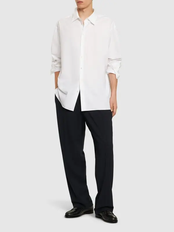 THE ROW Lukre Cotton Poplin Shirt