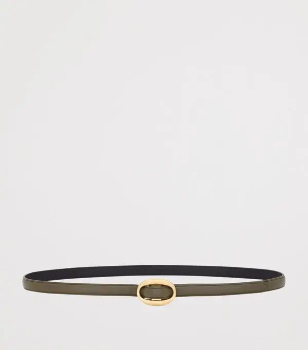 Saint Laurent Leather Belt - Black