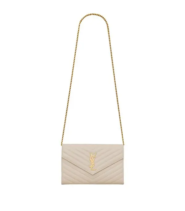 Saint Laurent Monogram Matelassé Envelope Bag
