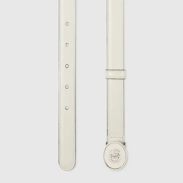 Gucci Petite Gg Thin Belt Leather