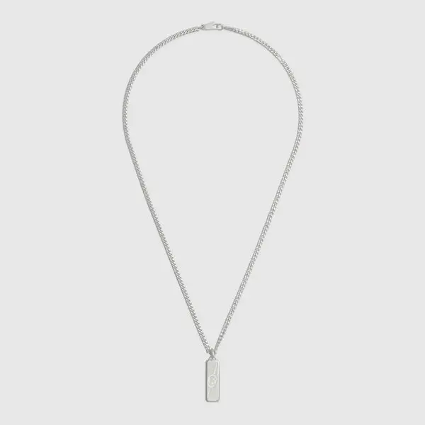 Gucci Diagonal Interlocking G Necklace