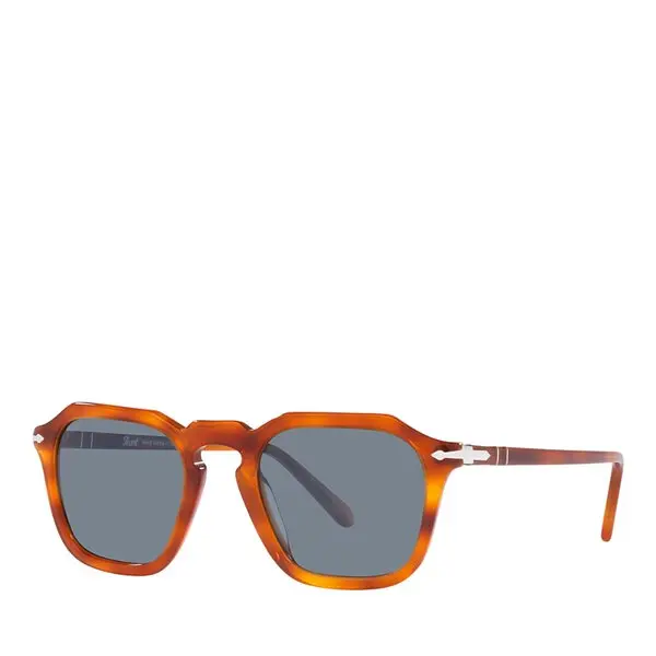 Persol Square Sunglasses - Orange/blue Solid