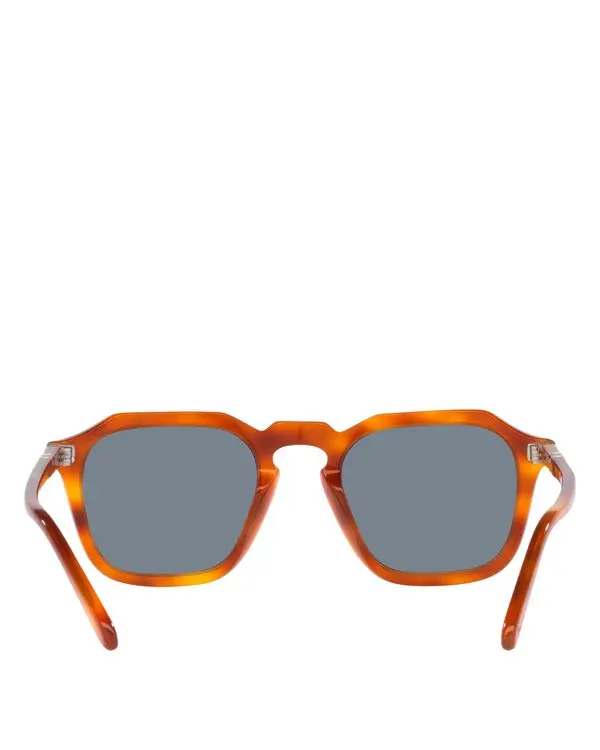 Persol Square Sunglasses - Orange/blue Solid