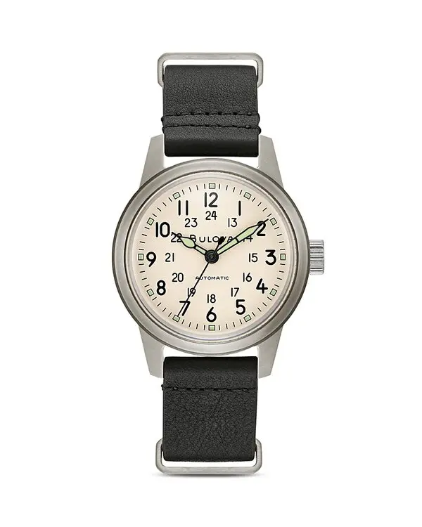 Bulova Hack Watch, 38mm - White