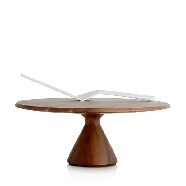 NAMBE Quatro Cake Stand & Server Set - Wood