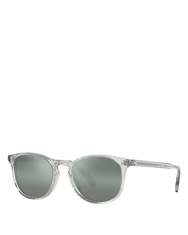 Oliver Spencer Finley Esq. Round Sunglasses, 51mm - Gray/gray Gradient