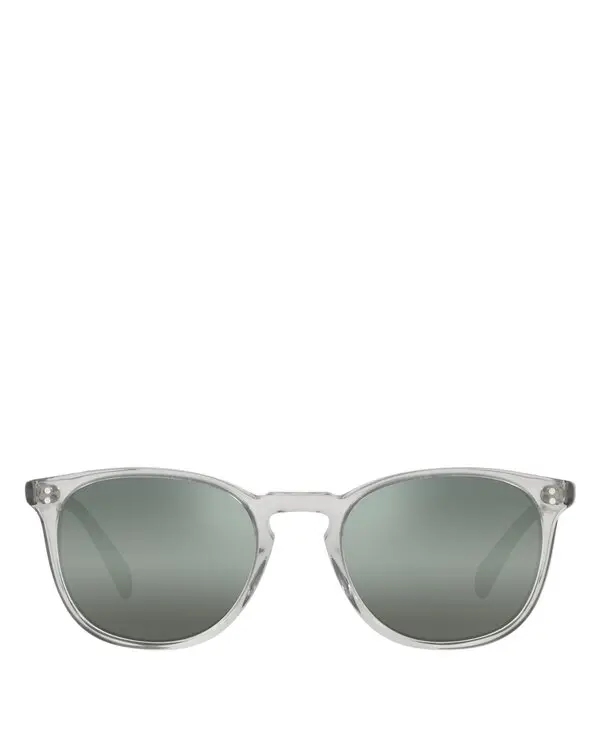 Oliver Spencer Finley Esq. Round Sunglasses, 51mm - Gray/gray Gradient