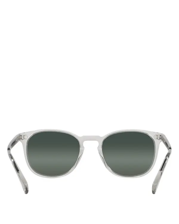 Oliver Spencer Finley Esq. Round Sunglasses, 51mm - Gray/gray Gradient
