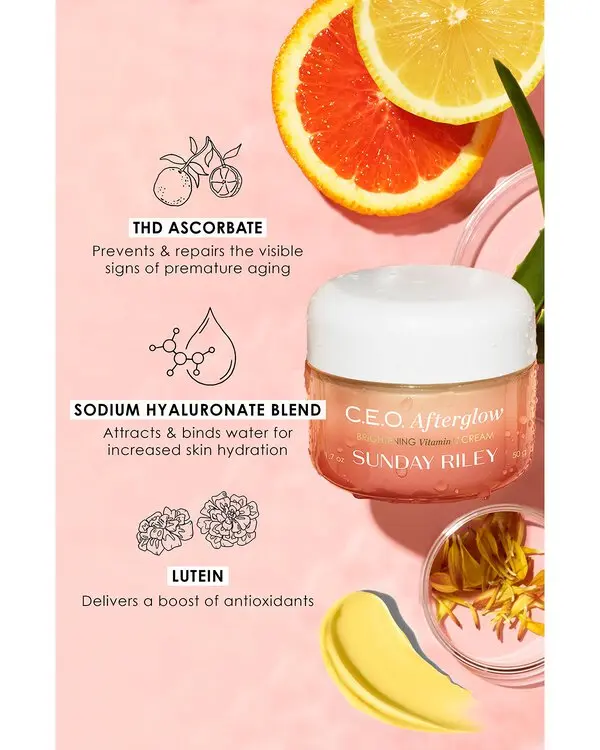 Sunday Riley C. E.o. Afterglow Brightening Vitamin C Moisturizer 1.7 Oz - No Color