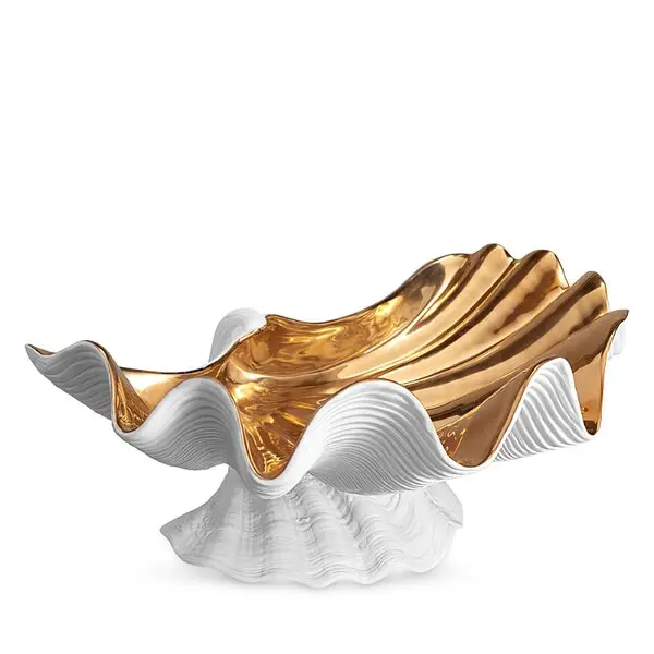 L'Objet Neptune Bowl - White/gold