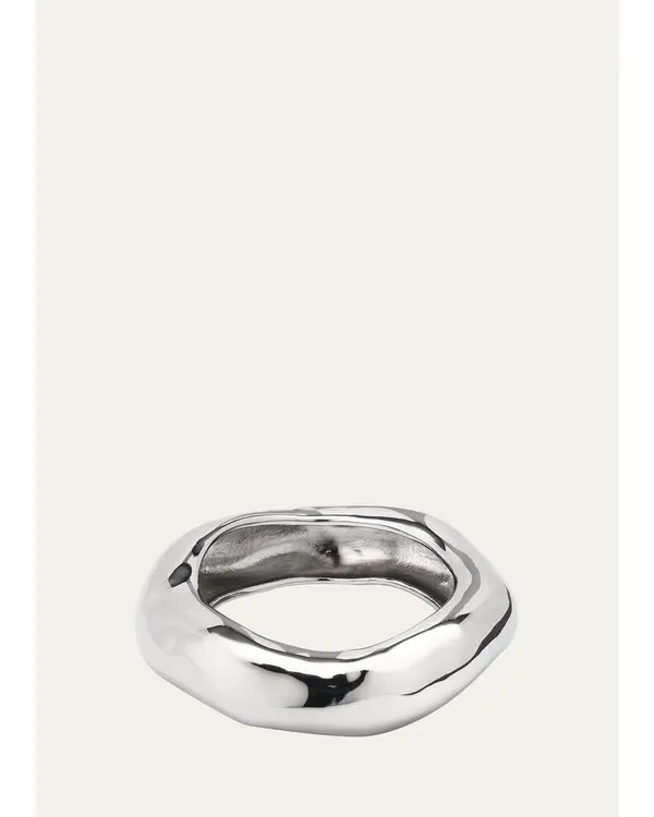 Alexis Bittar Molten Bangle Bracelet - Silver
