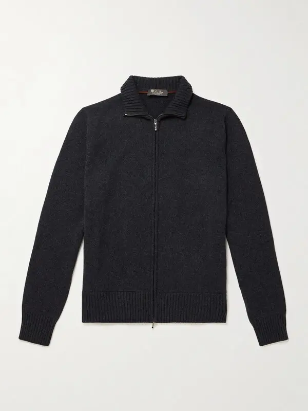 Loro Piana Cashmere Zip-up Sweater