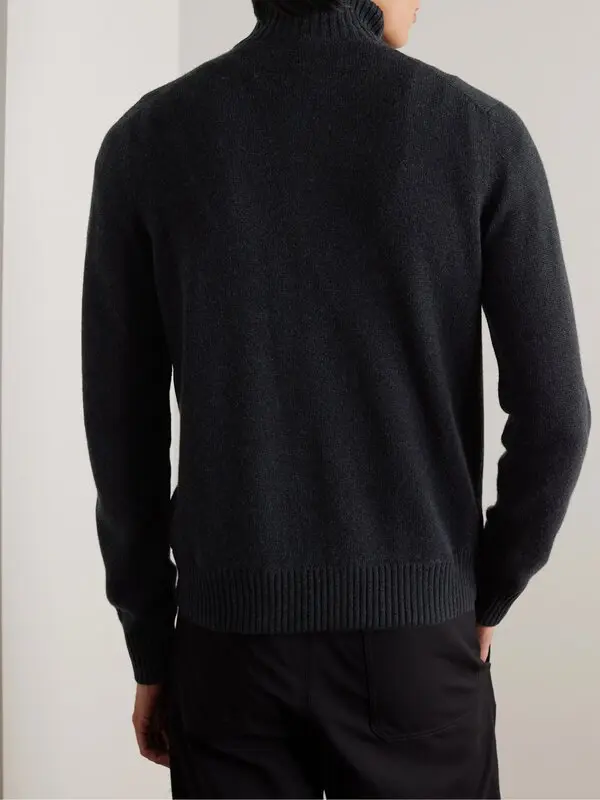 Loro Piana Cashmere Zip-up Sweater
