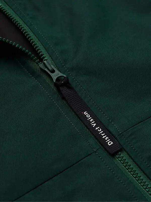 DISTRICT VISION Logo-appliquéd Hooded Jacket