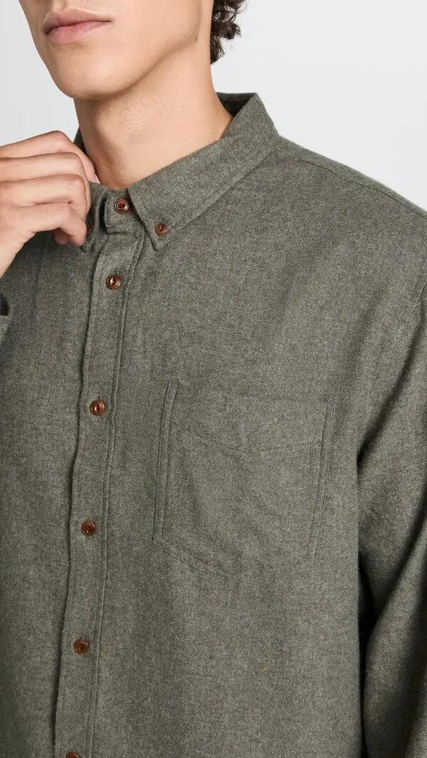 Rails Runson Button Down Shirt - Hunter Green
