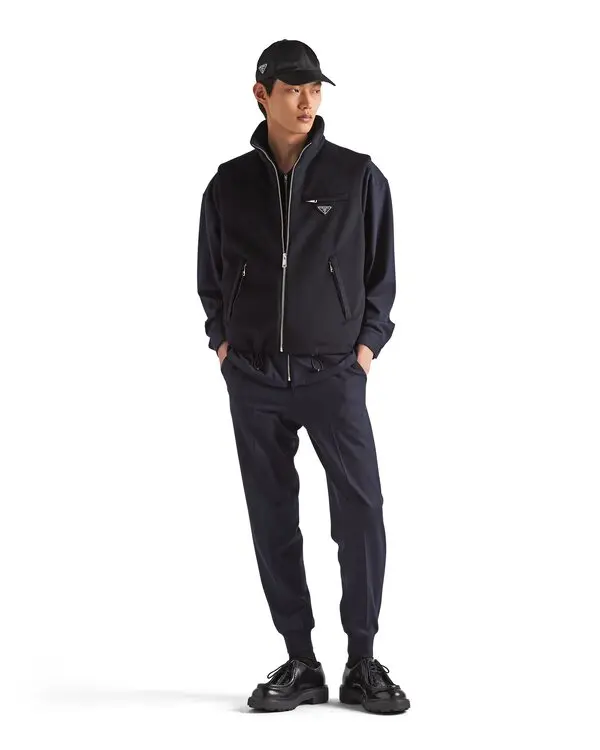 Prada Cashmere Down Vest - Blue