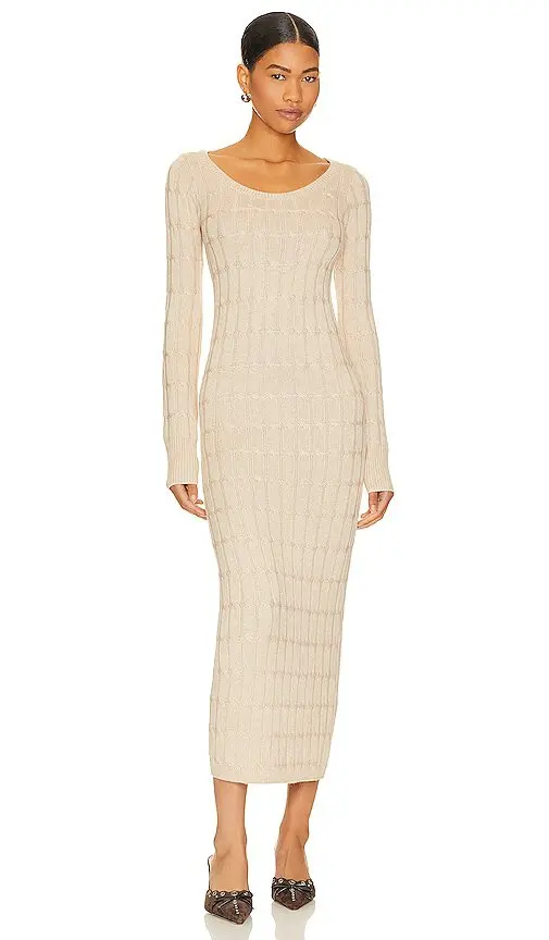 L'academie Cadee Cable Knit Dress