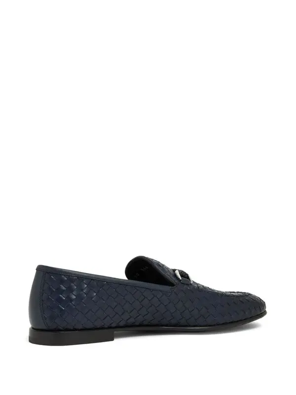 BARRETT Interwoven Leather Loafers