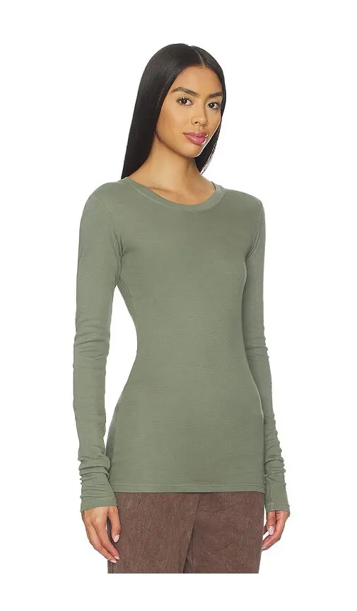 Lamade Long Sleeve Thermal Tee - Olive