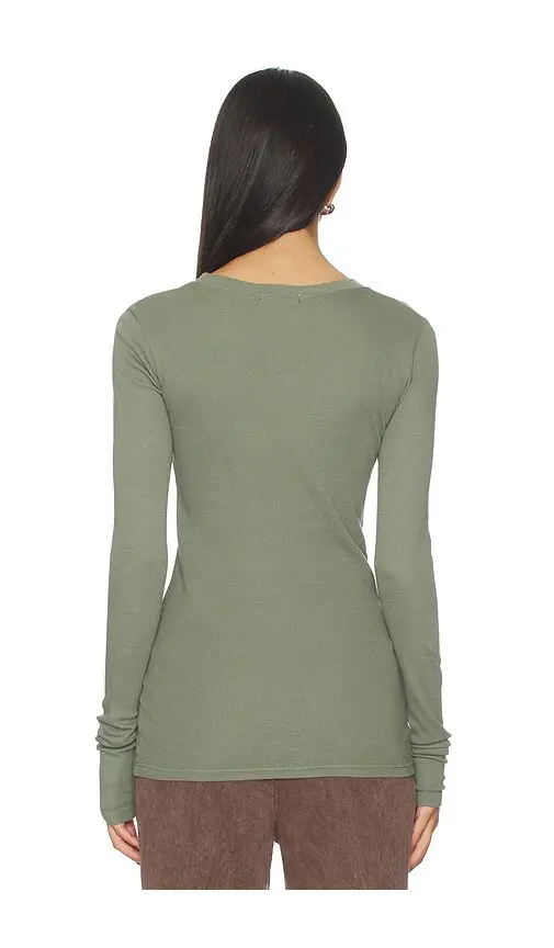 Lamade Long Sleeve Thermal Tee - Olive