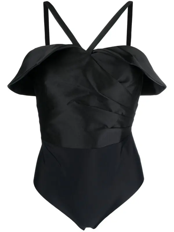 Zuhair Murad Draped Sleeveless Bodysuit