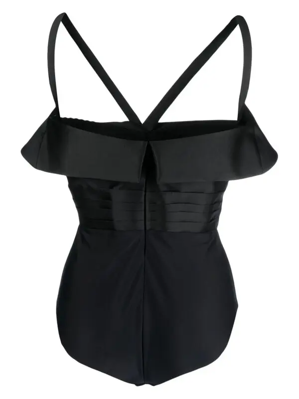 Zuhair Murad Draped Sleeveless Bodysuit