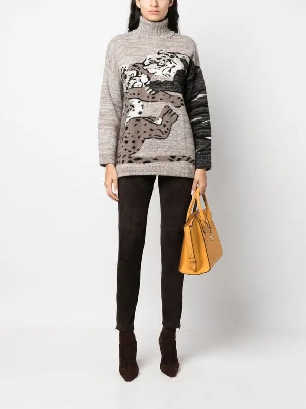P.a.r.o.s.h Slim-fit Suede Trousers