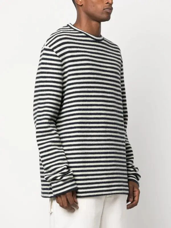 JIL SANDER Striped Wool Sweater