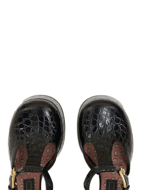Etro Mary Jane 110mm Round-toe Pumps - Black