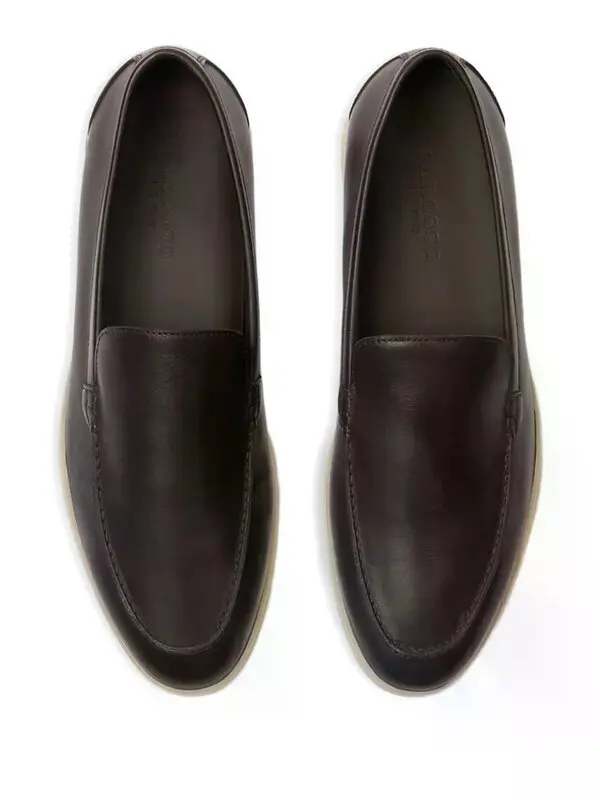SCAROSSO Ludovico Leather Loafers - Brown