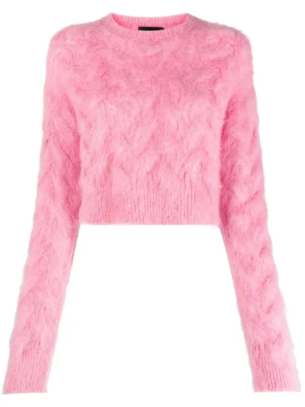 Dsquared2 Brushed Mohair-blend Jumper - Pink
